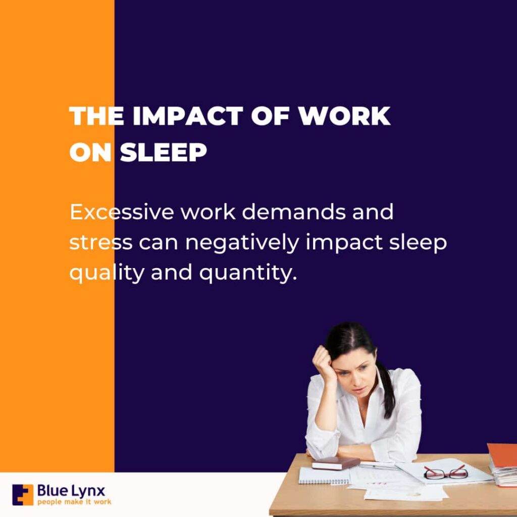 The Connection between Sleep, Work, and Productivity - Blue Lynx